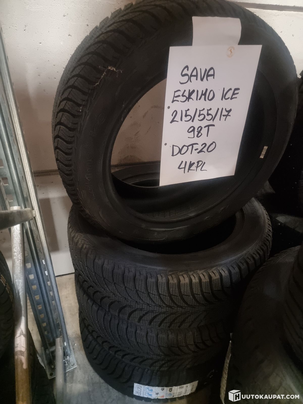 215/55R17 Sava Eskimo Ice kitkarenkaat 4kpl, Espoo | Huutokaupat.com