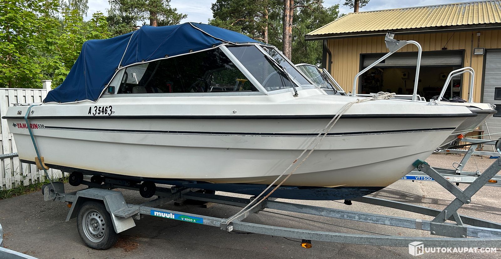 Yamarin 530GT + Yamaha 70 + Muuli 1000 traileri, Lohja | Huutokaupat.com