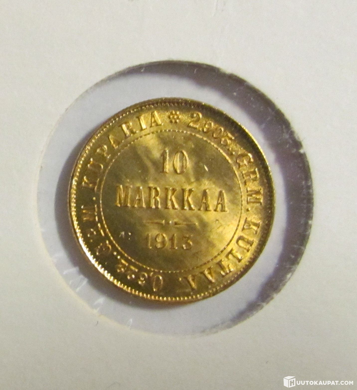 Kultaraha 10 mk Suomi 1913, Lohja | Huutokaupat.com