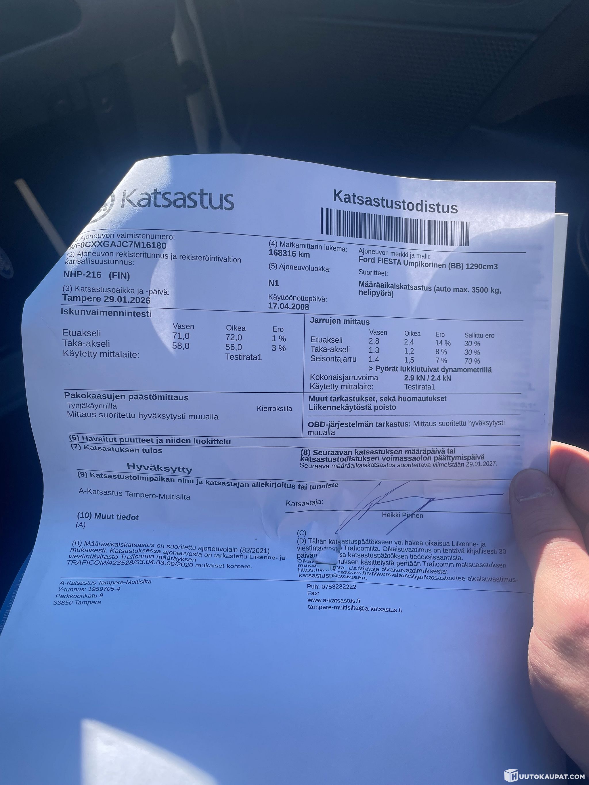 Ford Fiesta, 2008, Järvenpää | Huutokaupat.com