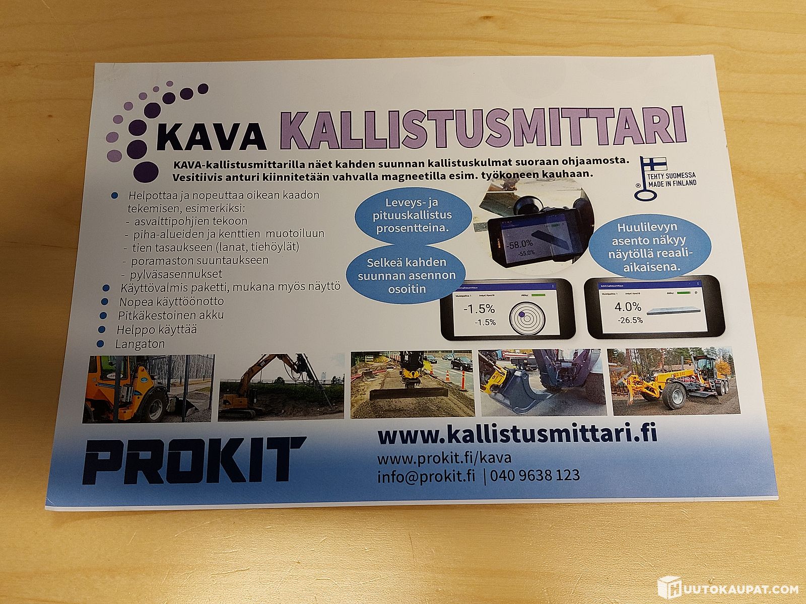 Kallistusmittari K1040 KAVA, Loimaa | Huutokaupat.com