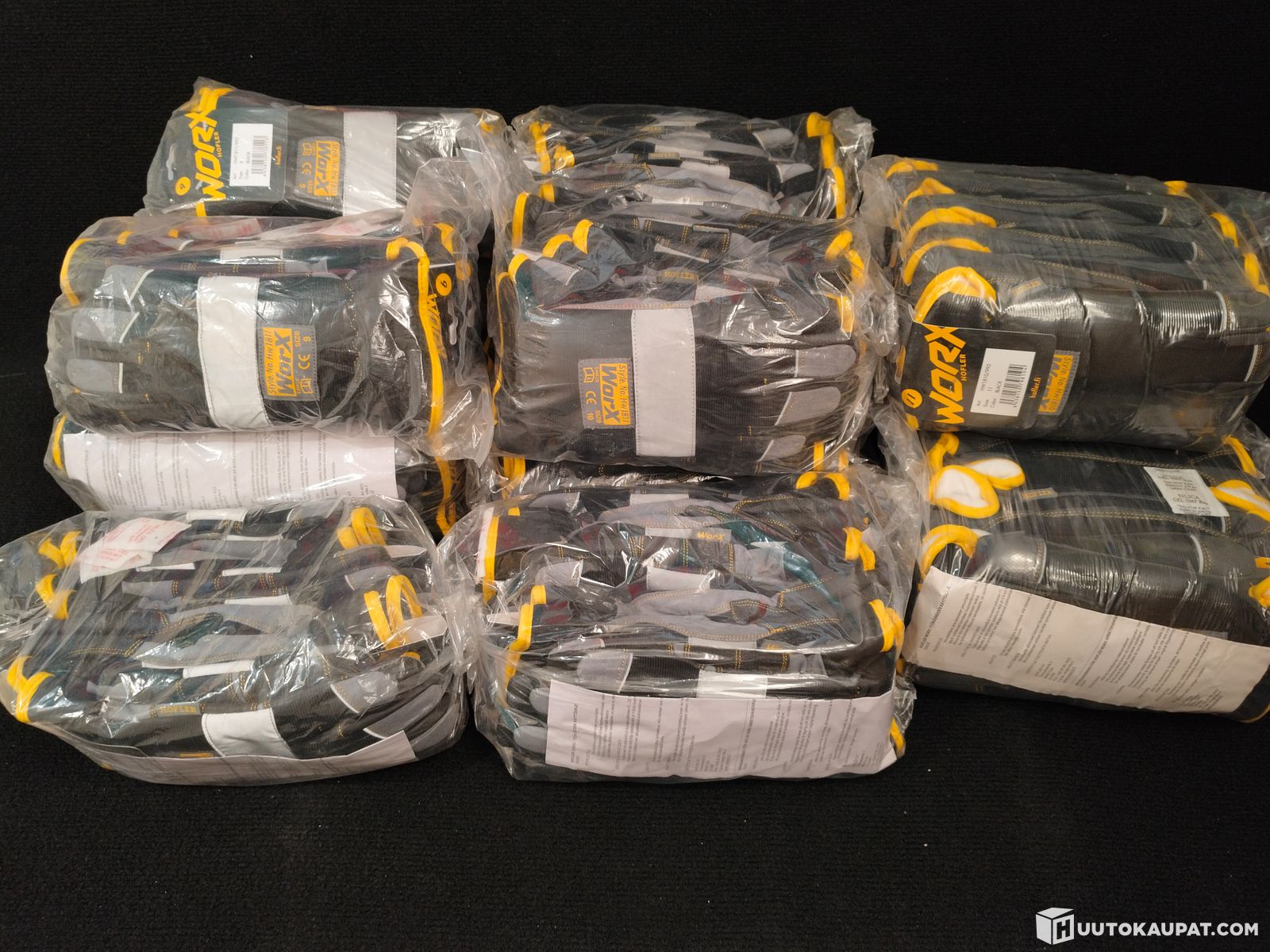 Worx lined winter work gloves – second quality – 80 pairs (sizes 9–11 ...