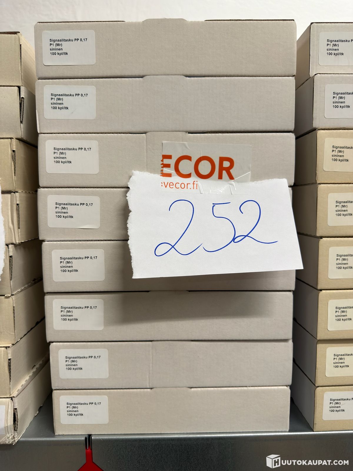 Signal pocket (A4 – 0.17 mm), 800 pcs, batch 252, Avecor Oy bankruptcy ...