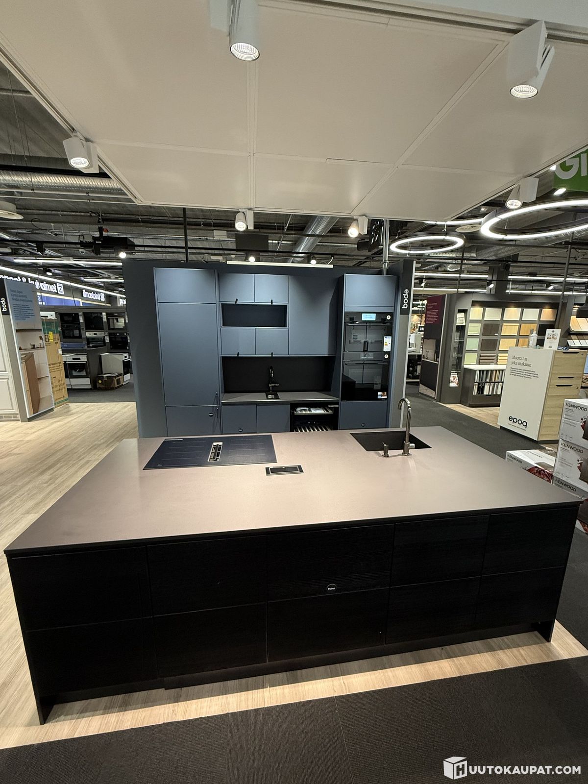 Epoq model kitchen with Dekton worktops and Grohe taps, Espoo ...