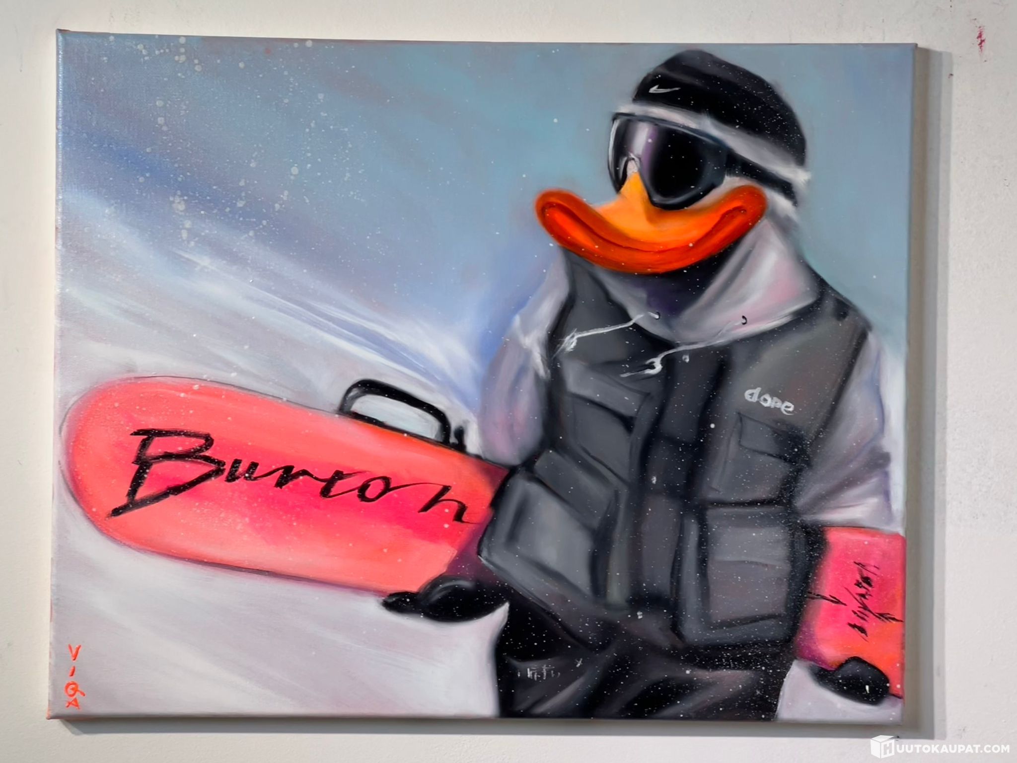 ARVOMAALAUS SUORAAN GALLERIASTA TAITEILIJATAR VICTORIA BADION (Xtreme winter), Lahti ...