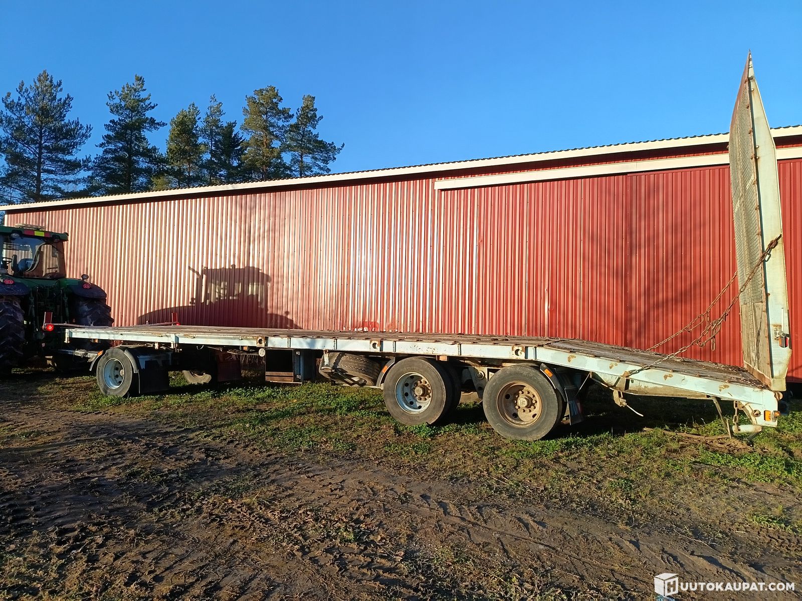 Jyki rautajousinen perävaunu/lavetti, 1977, Siikajoki | Huutokaupat.com