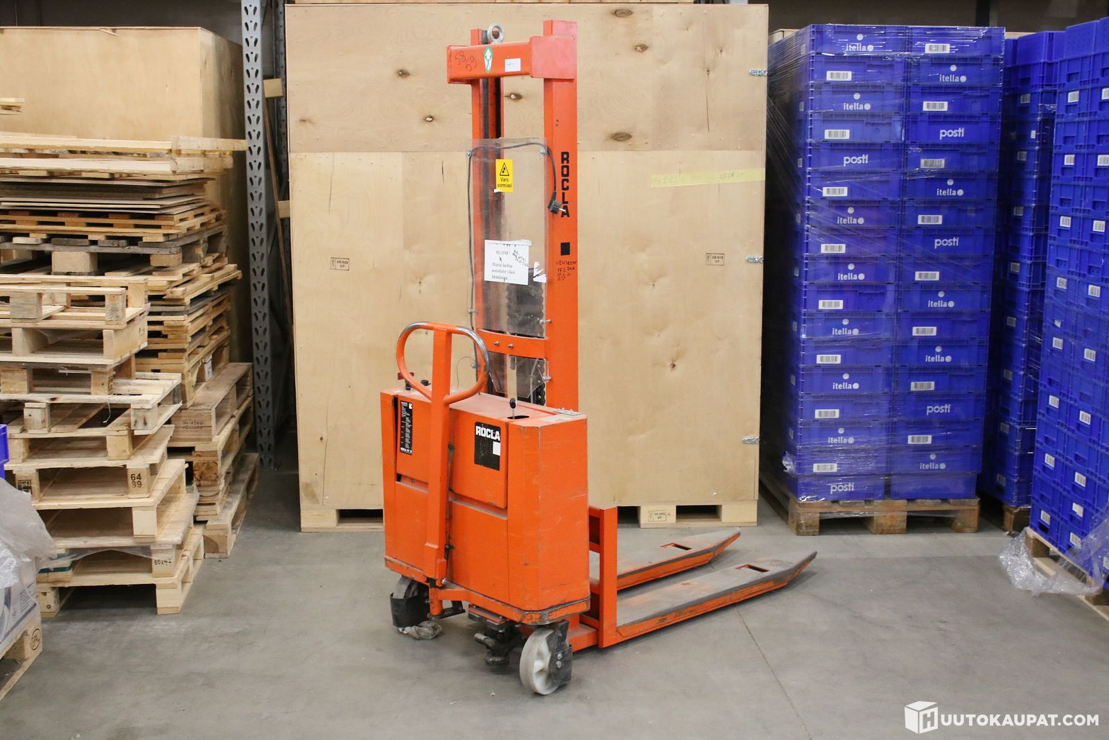 Rocla PVA - 12 S uudella akulla, akkukäyttöinen pinoamisvaunu ...