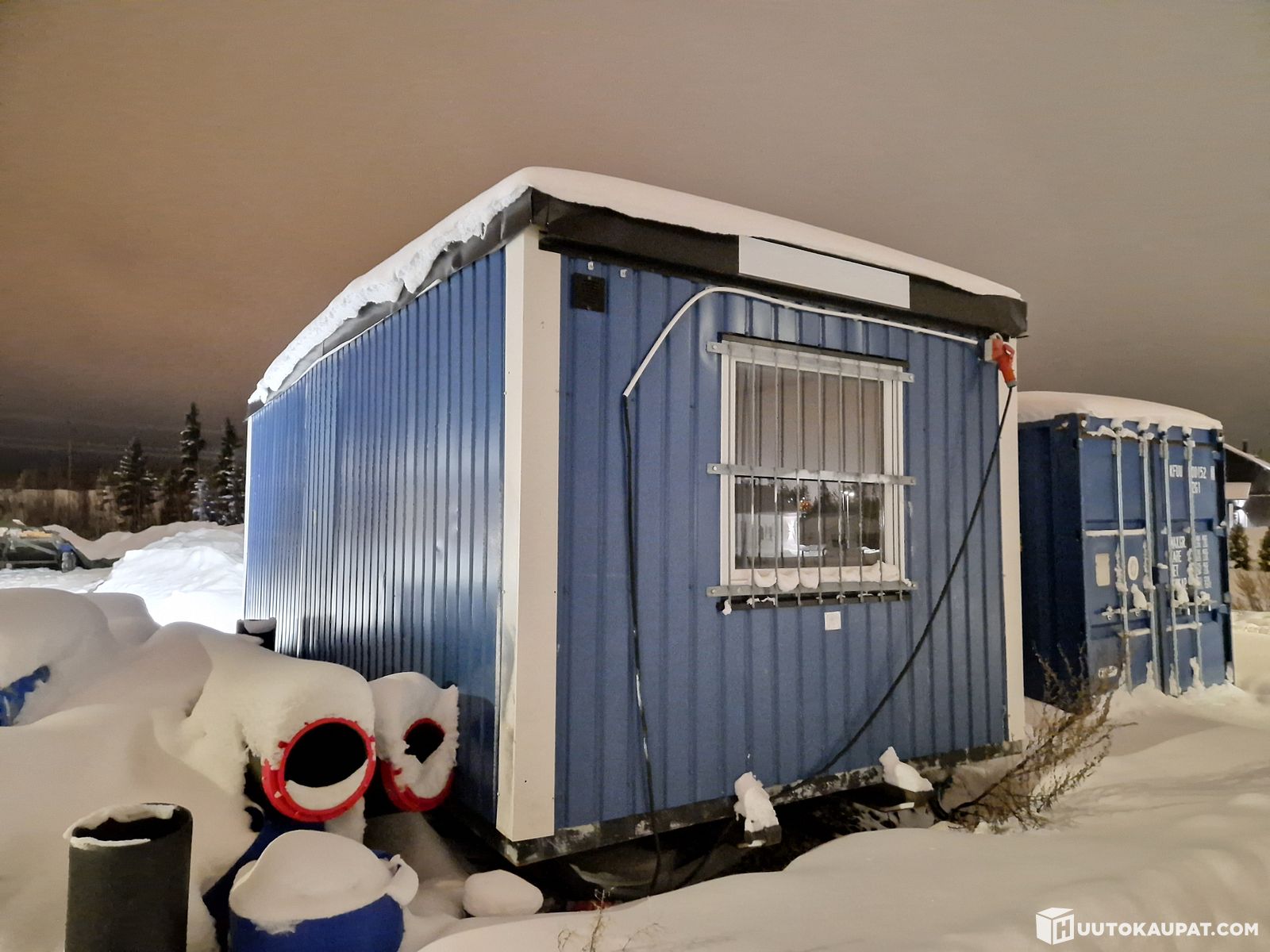 Työmaaparakki, kontti, 7 metriä, Seinäjoki | Huutokaupat.com