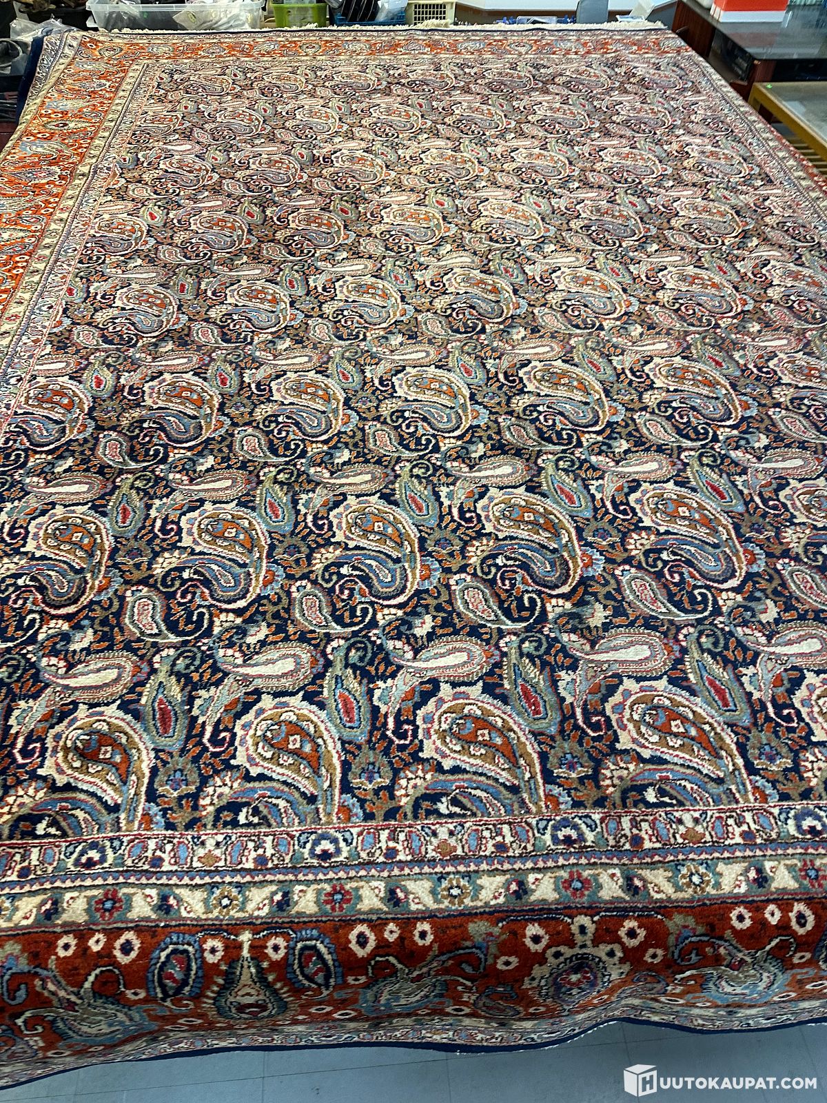 Iran Mahal käsinsolmittu villamatto, Kouvola | Huutokaupat.com