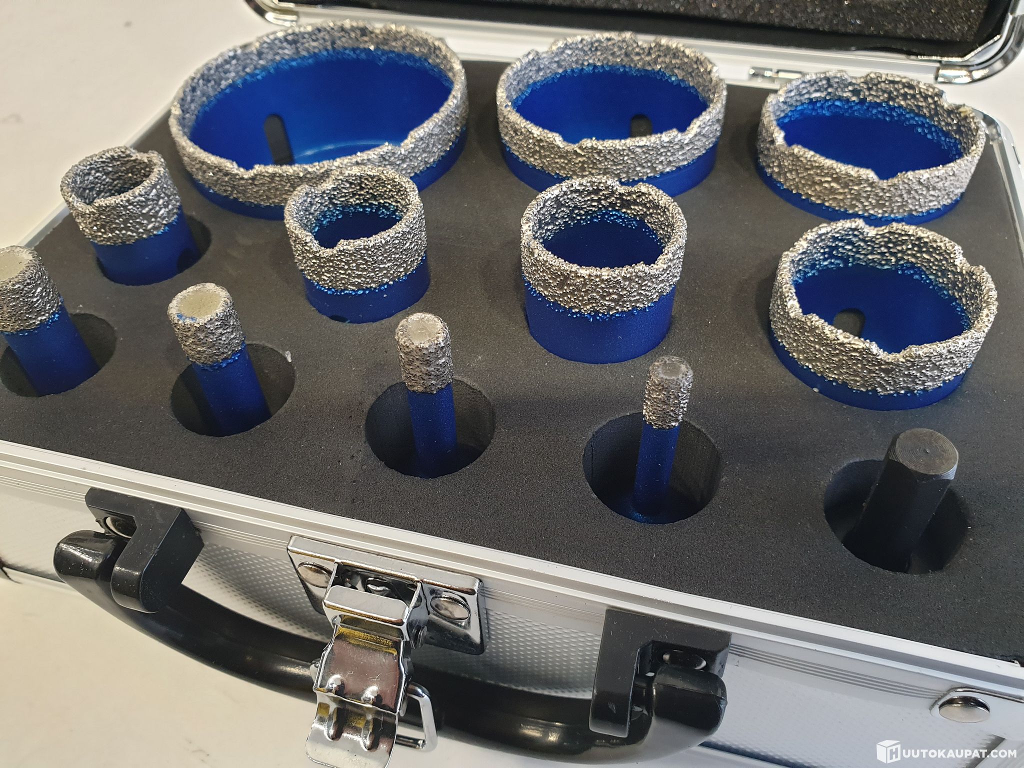 11-piece diamond hole saw set 6–68 mm, Isokyrö | Huutokaupat.com