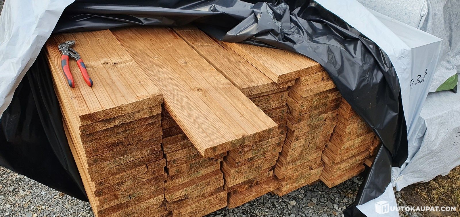 Terassilauta lämpökäsitelty 26x185 Elegant mänty n.980metriä, Teuva, Teuva | Huutokaupat.com