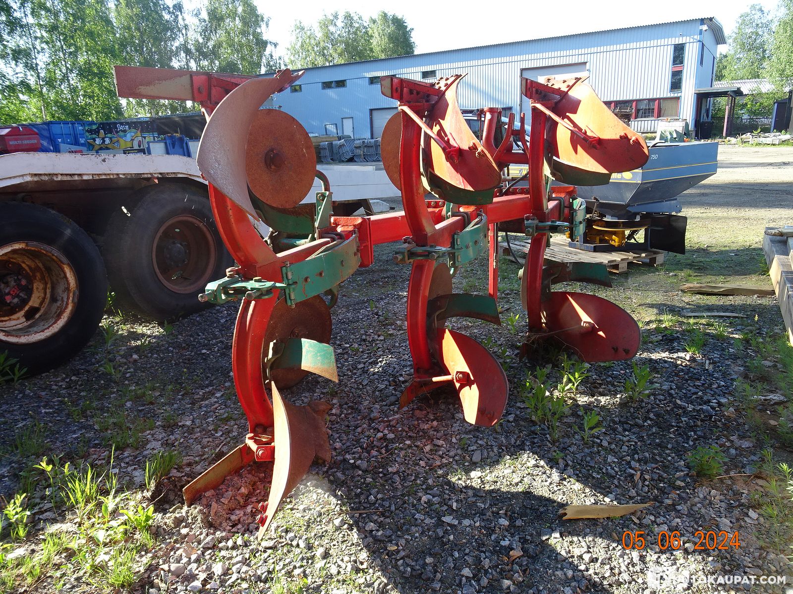 Ulosmitattu Kverneland aura / Utmätt Kverneland plog (2.), Joensuu | Huutokaupat.com