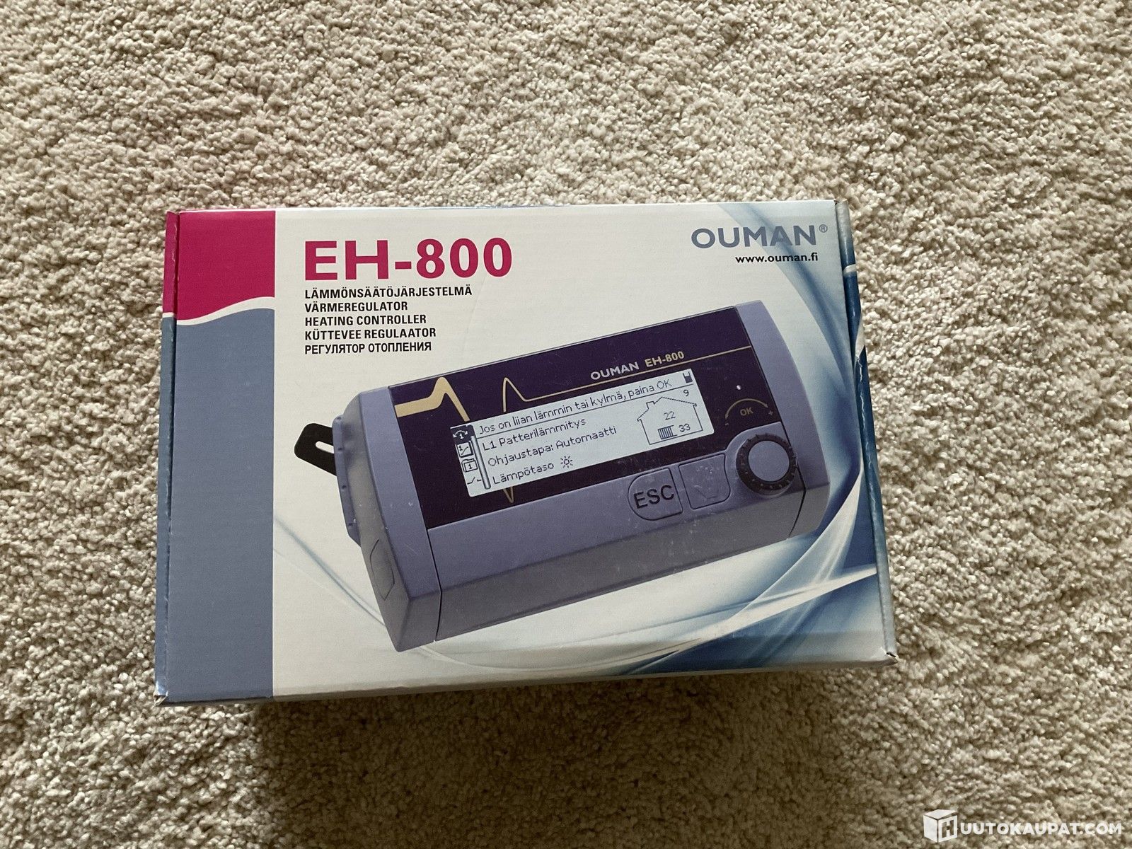 Ouman EH800 lämmönsäädin., Pello | Huutokaupat.com