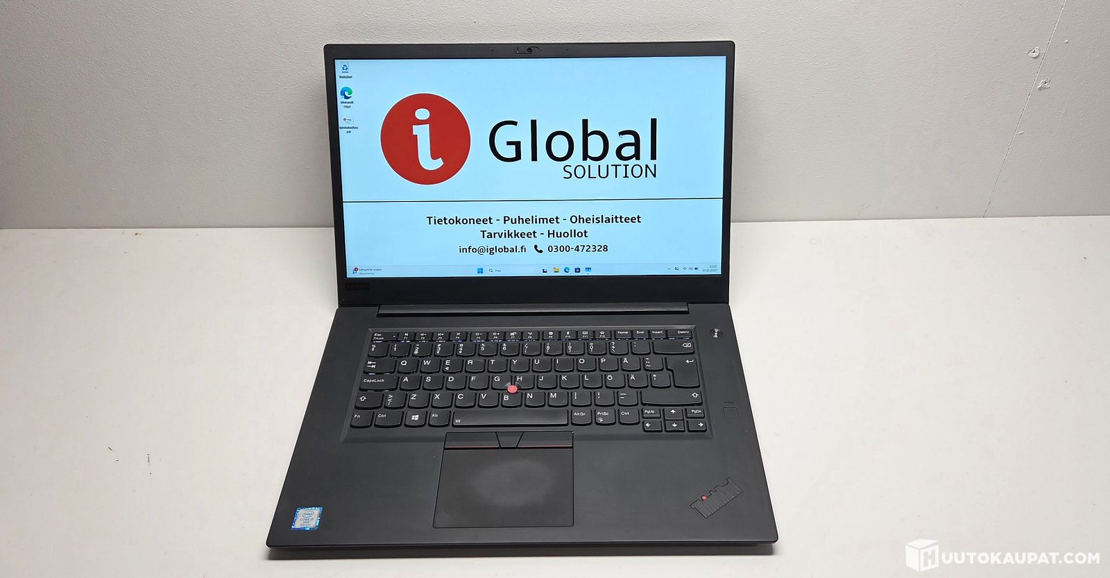 Lenovo ThinkPad P1 Gen 1 yrityskannettava - i7-8850H, 32GB, 1TB, - 15,6 ...
