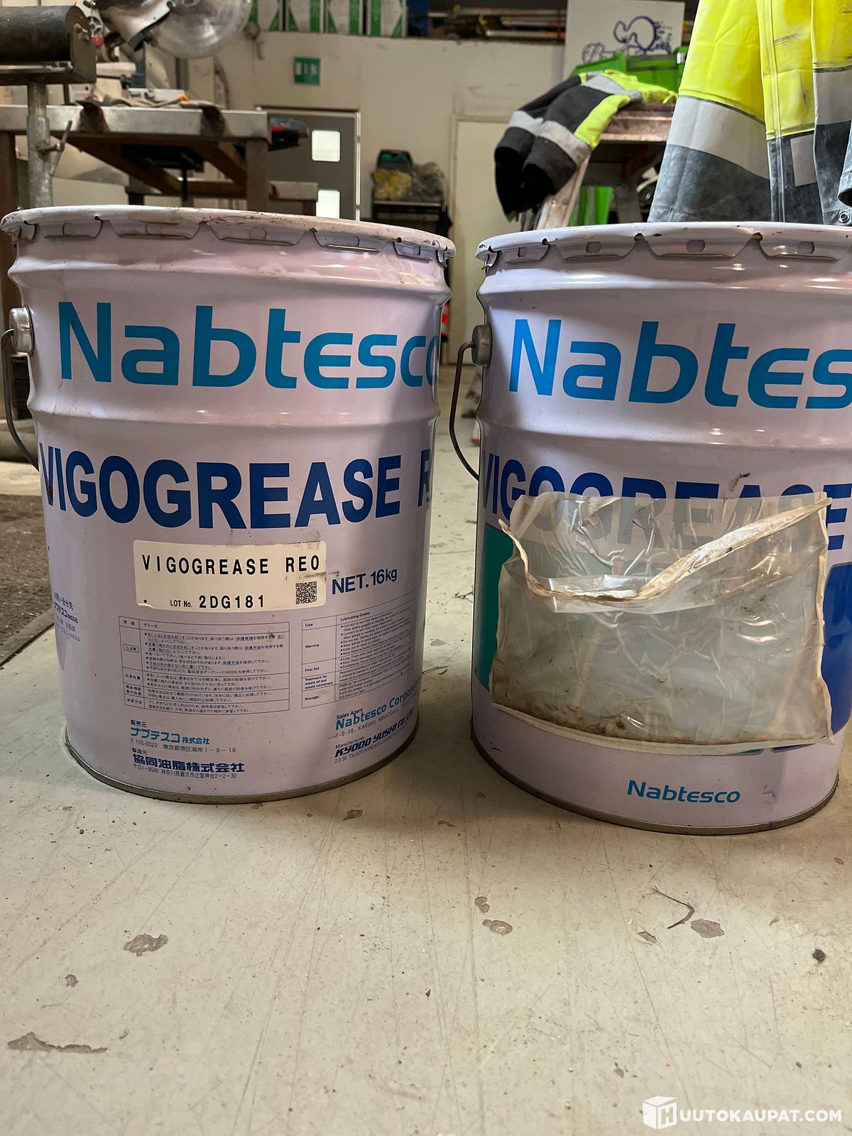 Vigogrease RE0 lithiumrasva 16kg 2kpl, Lieto | Huutokaupat.com