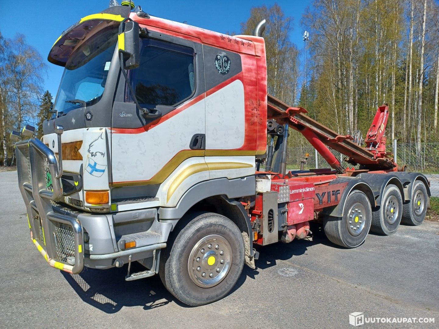 Ulosmitattu kuorma-auto Sisu E14M 8X4, Valkeakoski | Huutokaupat.com