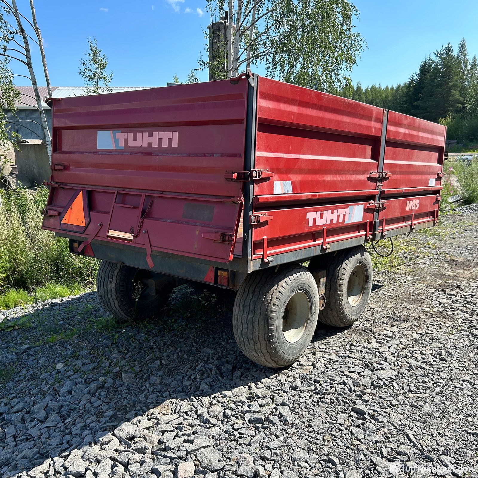 Tuhti Viljakärry M85 telilla ja lisälaidoilla, käytetty, Kurikka ...