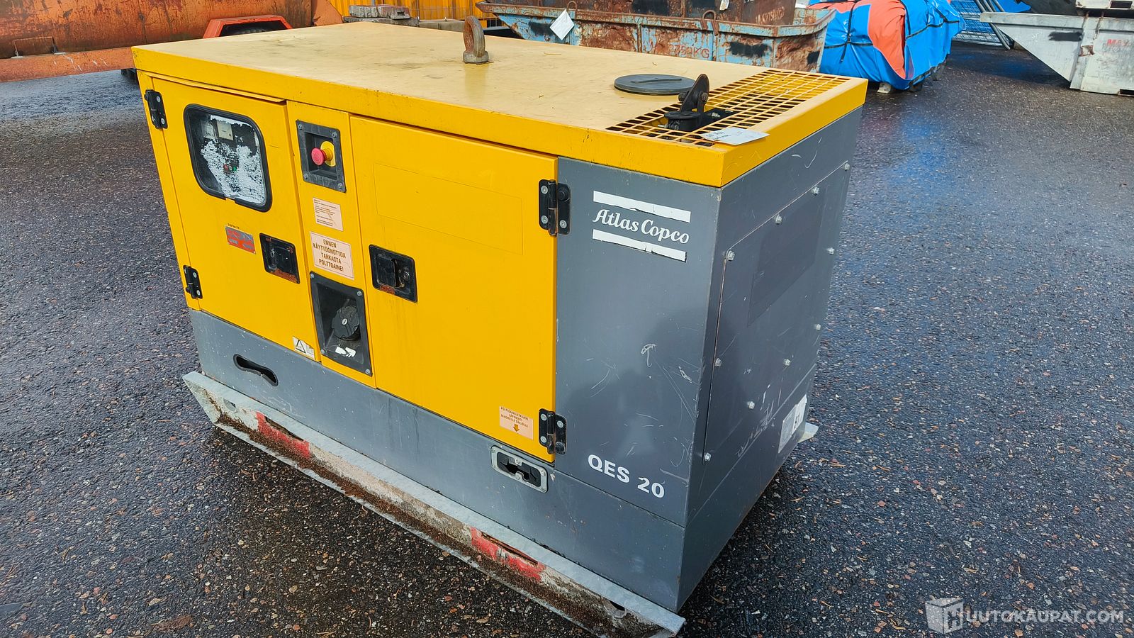 Varavoimakone 16 KW, Atlas Copco QES20KD, vm 2016 n. 5590h, Urjala | Huutokaupat.com