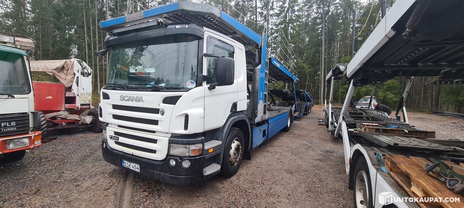 Scania P340 8-9 auton rekka, 2008, Rusko | Huutokaupat.com