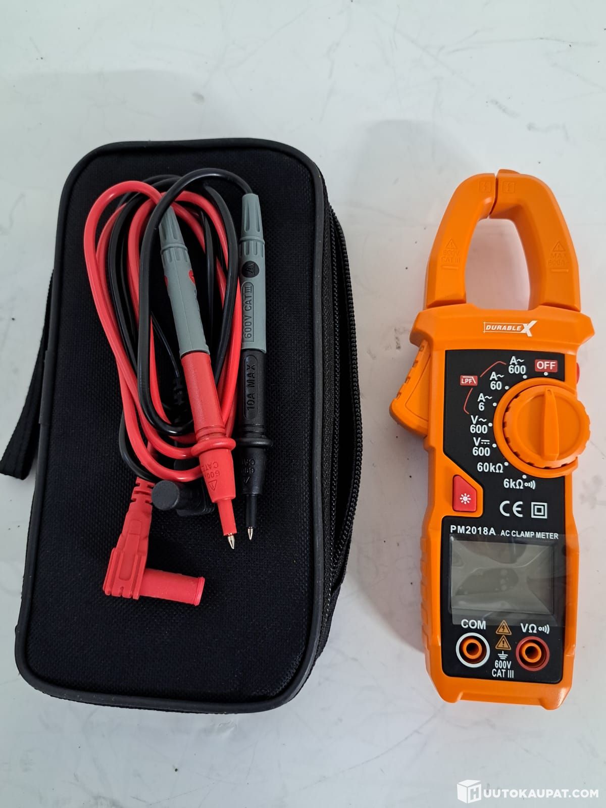 4 kpl pihtimittareita - DCV, ACV, ACA,2018A CAT III 600V,Digitaalinen, Resistanssi- sekä ...