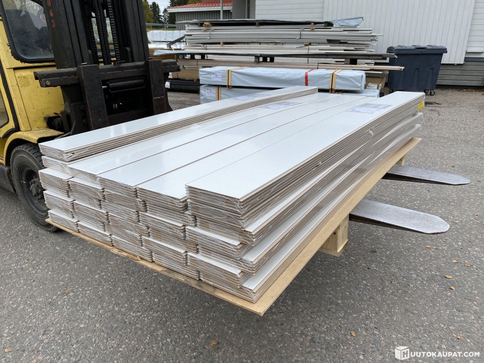 MDF sisustuspaneeli, Puolikiiltävä Valkoinen 8x185mm STP-0, Alavieska ...